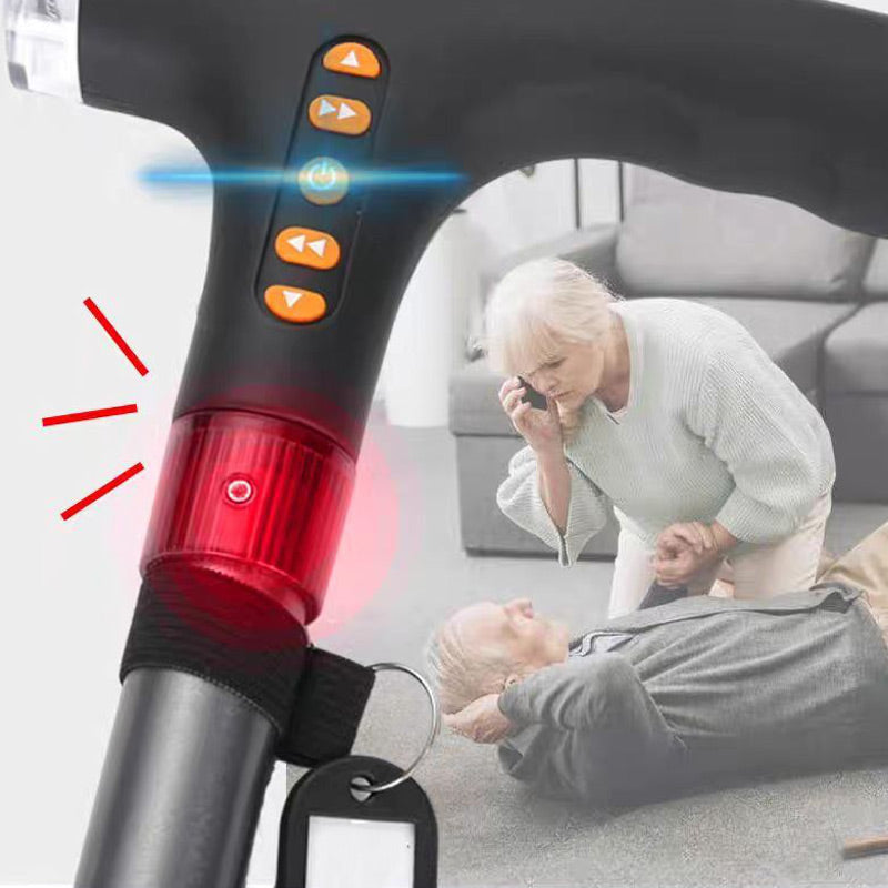 Intelligent walking stick for the elderly with LED light – SAVY USA